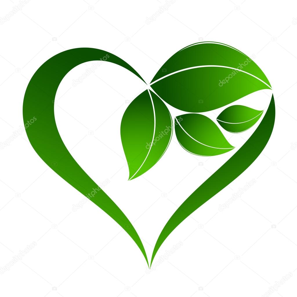 Abstract plant icon with heart element Stock Vector Image by ©tatus ...
