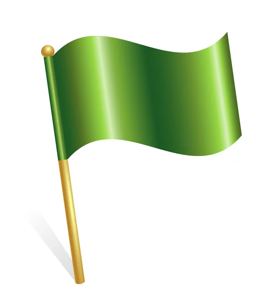 Green flag stick Vector Art Stock Images | Depositphotos