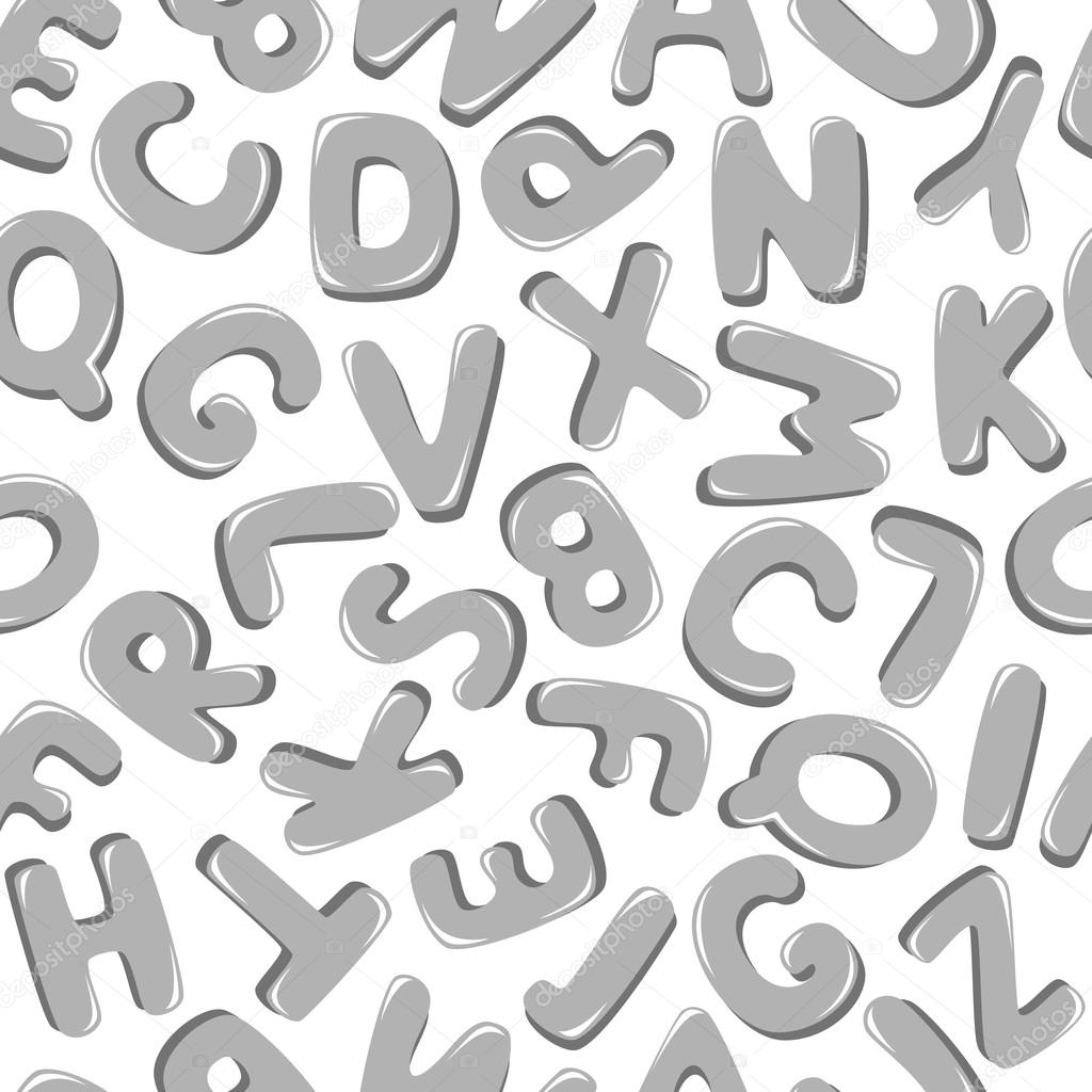 Alphabet letters, seamless background Stock Vector Image by ©tatus ...