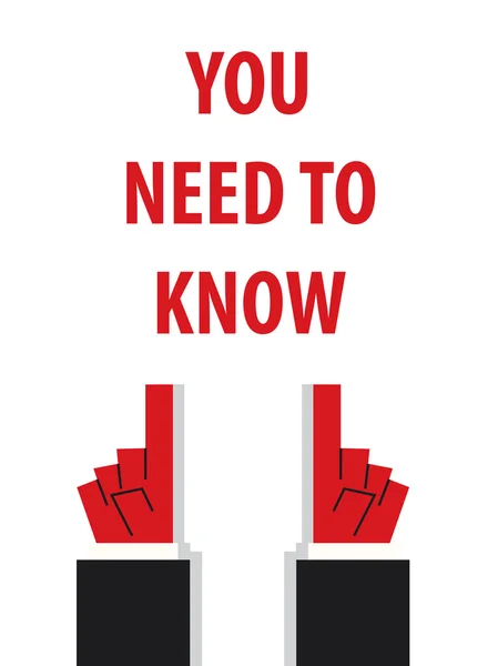 Need to know Vector Art Stock Images | Depositphotos