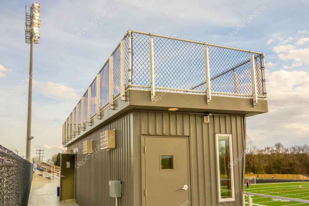 Stadium press box booth Stock Photo by ©digidream 67944773