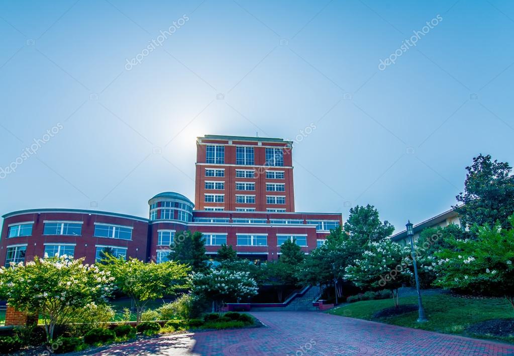 Modern college campus buildings — Stock Photo © digidream #82174046