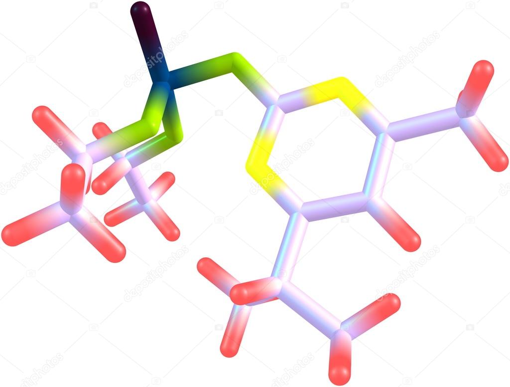 Diazinon molecular structure isolated on white Stock Photo by ©olla ...