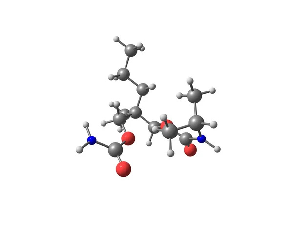 Carisoprodol molecule isolated on white — Stock Photo © olla.davies ...