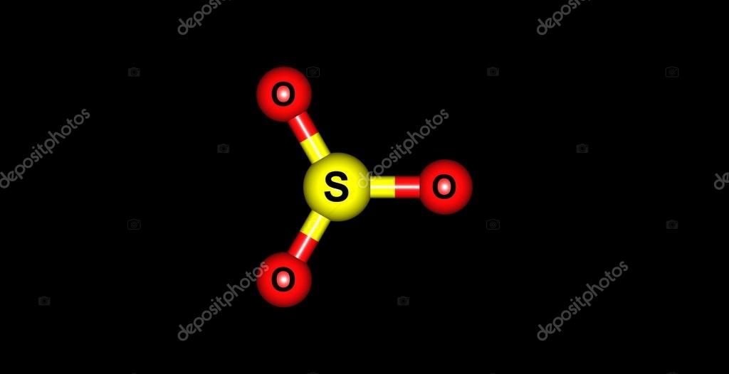 Sulfur Trioxide Molecule