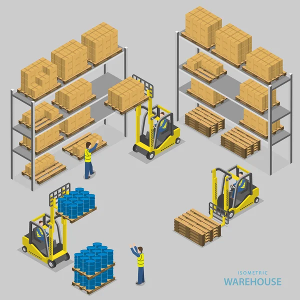 ᐈ Warehouse isometric stock vectors, Royalty Free isometric warehouse ...