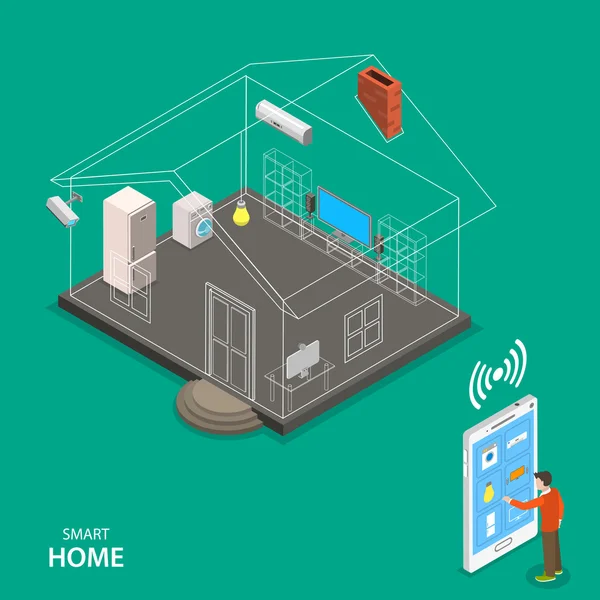ᐈ Smart home graphics stock illustrations, Royalty Free smart home ...