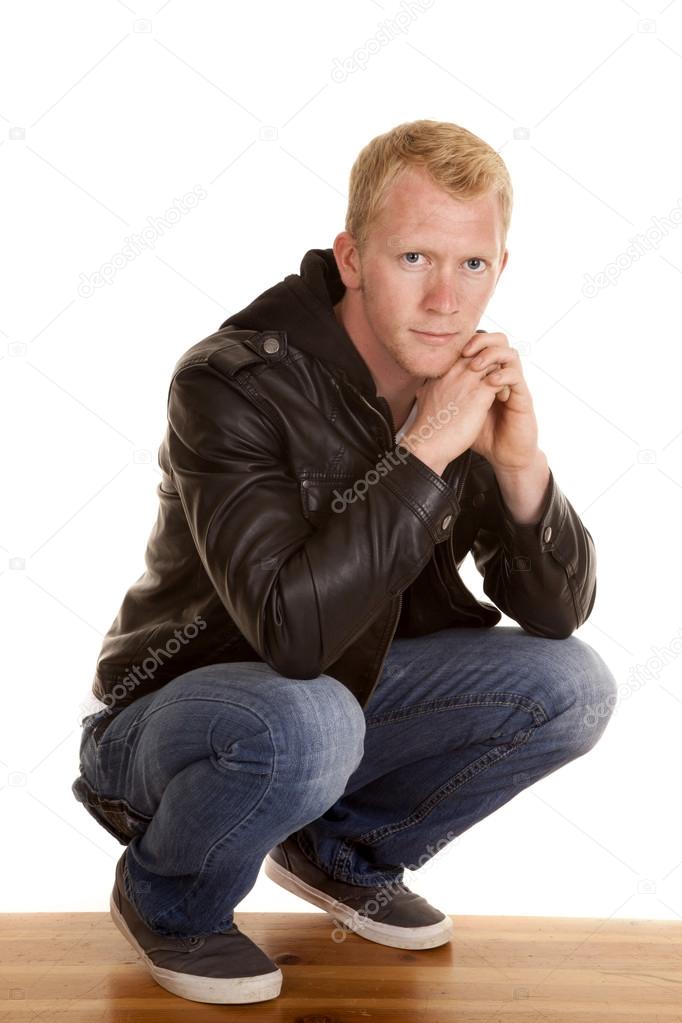 Person Kneeling Down