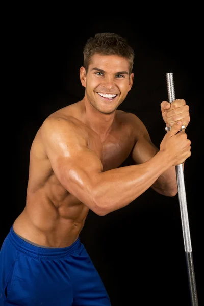 Man holding the pole — Stock Photo © alanpoulson #56261515