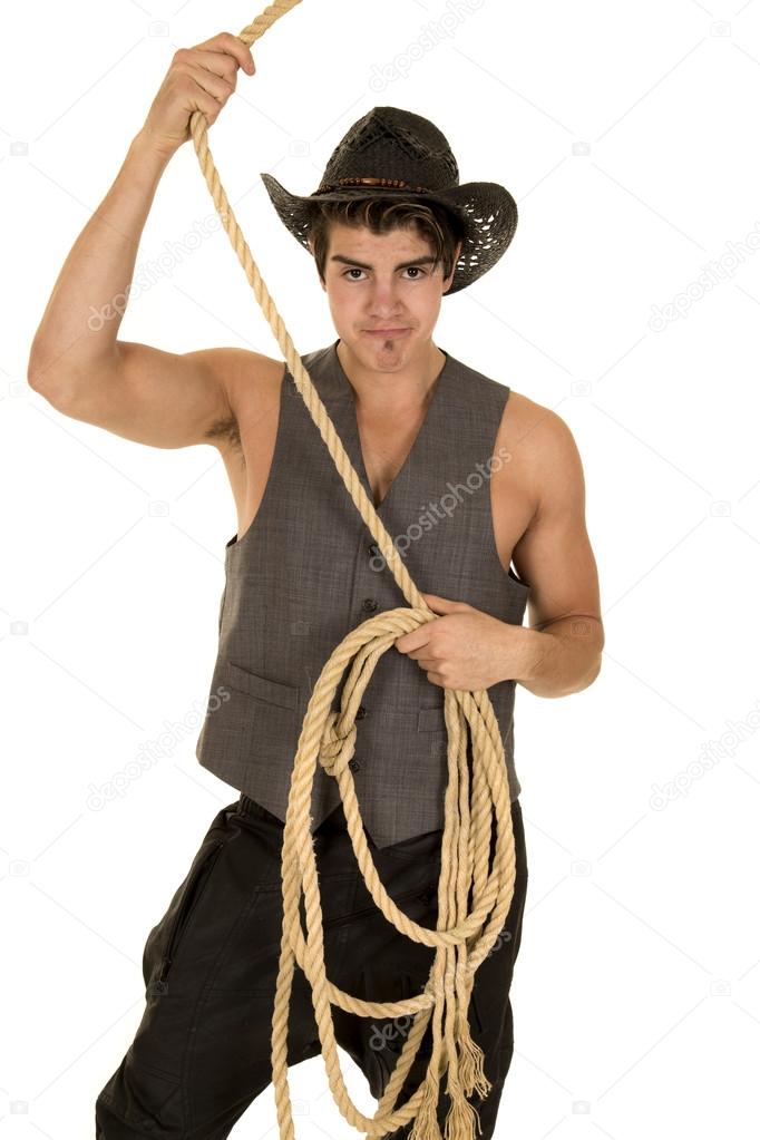 Young cowboy man Stock Photo by ©alanpoulson 59652049