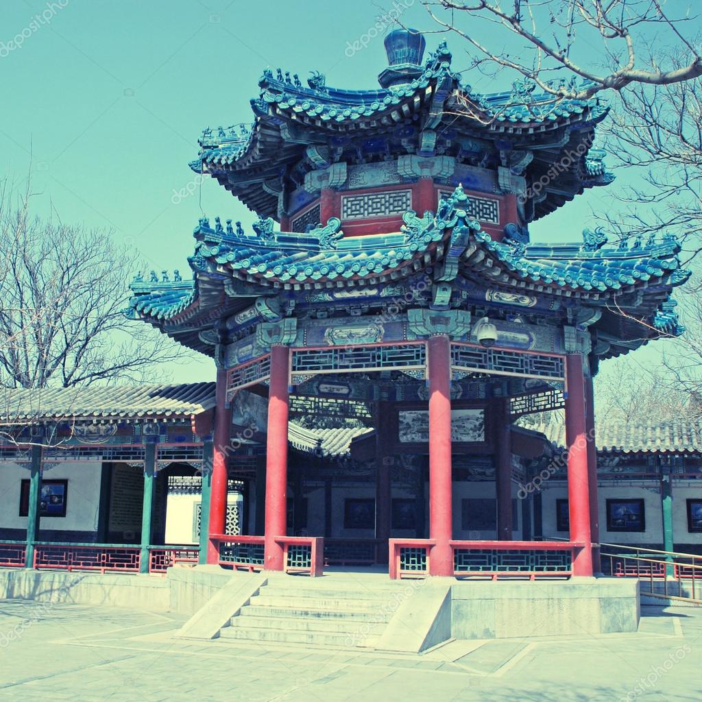 Ancient pavilion , Beijing ,China Stock Photo by ©felker 53233201