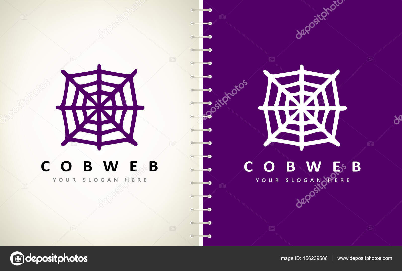 Obweb Spider Logo Vector Design Stock Vector by ©barcova.natalia 456239586