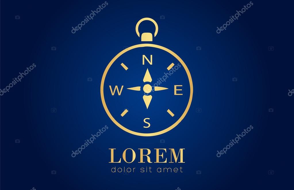 Gold Compass Logo Stock Vector By ©barcovanatalia 90672570