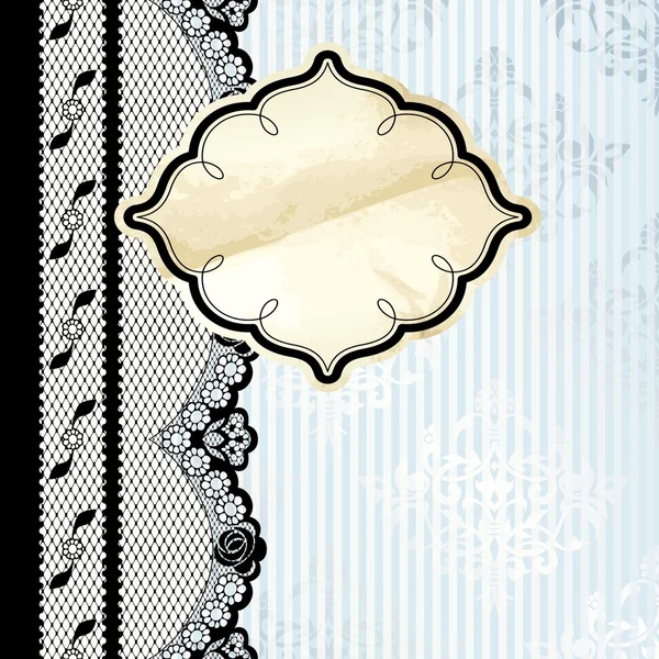 Lacy design with white label on grungy pink Stock Vector Image by ...