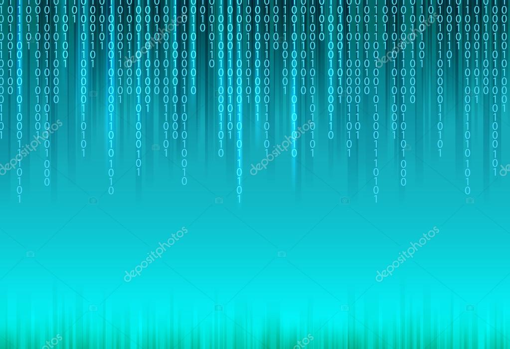Abstract Binary Code Background Stock Vector Image By ©kotkoa 55646721