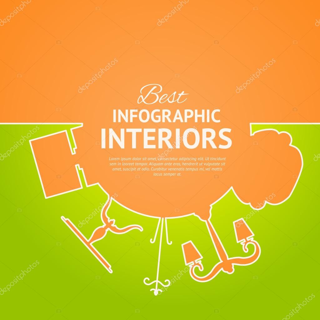 Interior circle infographics. Stock Vector Image by ©Kotkoa #56108115