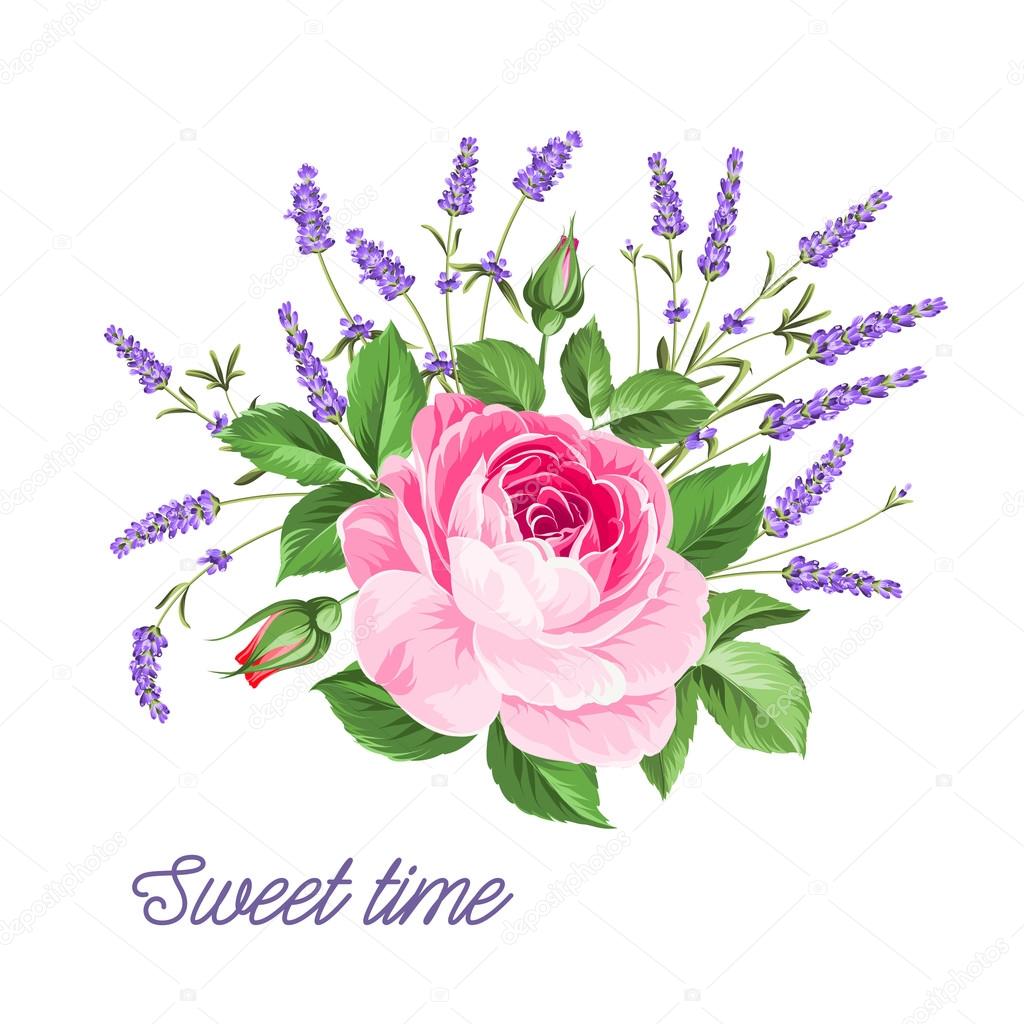 Single rose card. Stock Vector Image by ©Kotkoa #94792886