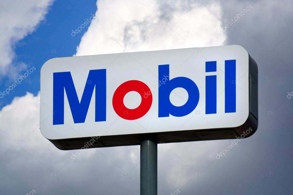 Mobil Gas Station Logo