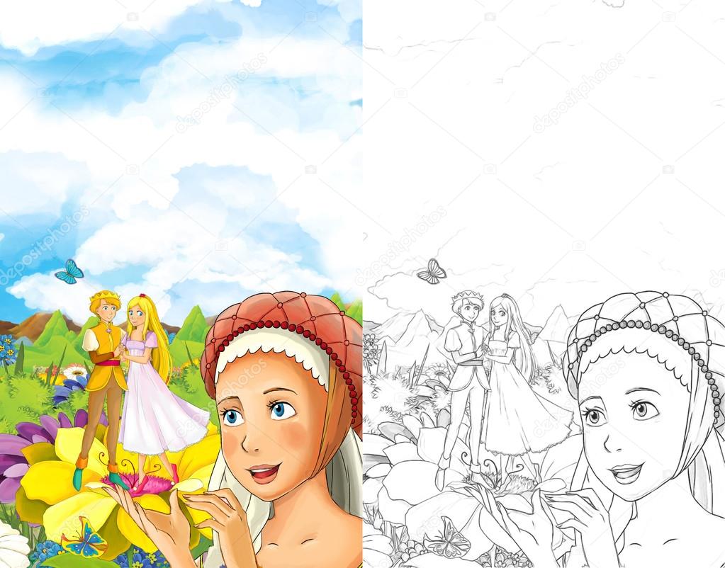 Elf royal couple on the flower Stock Illustration by ©illustrator_hft ...