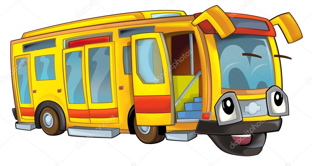 Cartoon bus Stock Illustration by ©illustrator_hft #53736617
