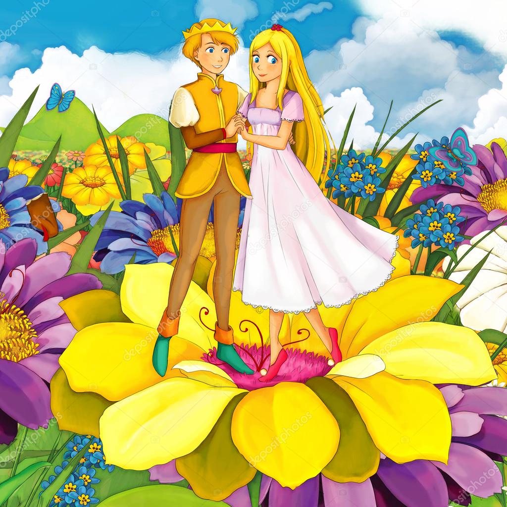 Cartoon fairy tale scene Stock Illustration by ©illustrator_hft #62473937