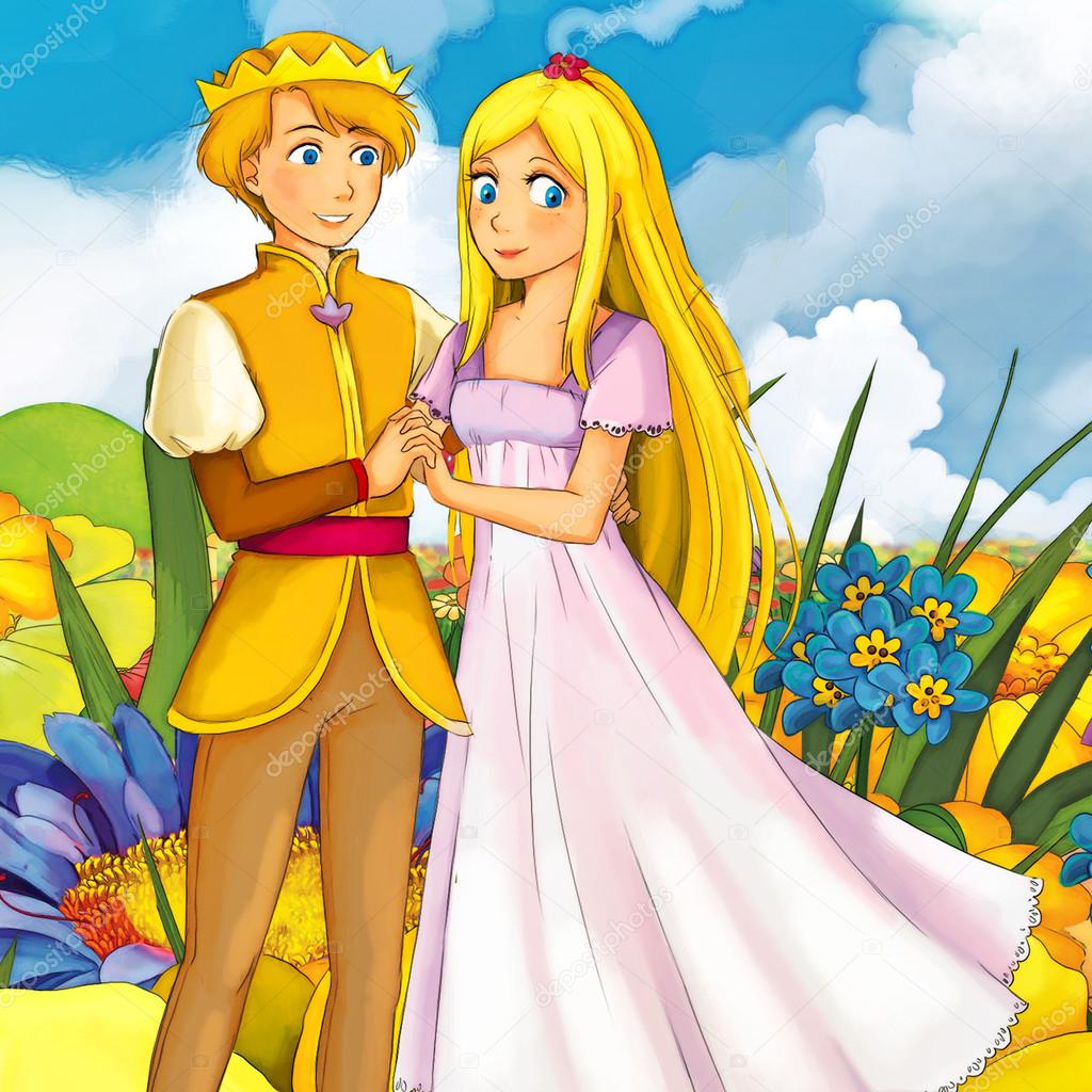 Cartoon fairy tale scene Stock Illustration by ©illustrator_hft #62473973