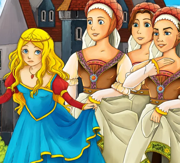 Cartoon fairy tale scene Stock Photo by ©illustrator_hft 63836911