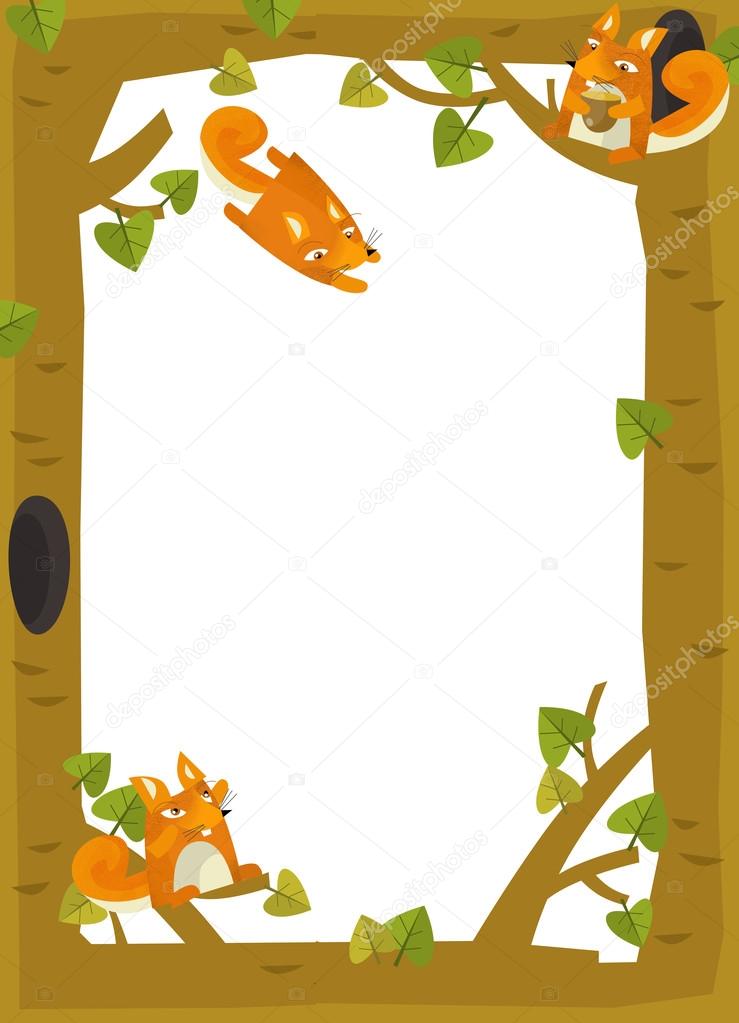 Squirrel Clipart Borders