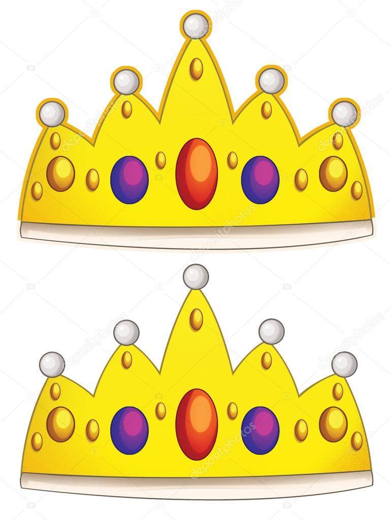 Cartoon element - crown Stock Illustration by ©illustrator_hft #83096642