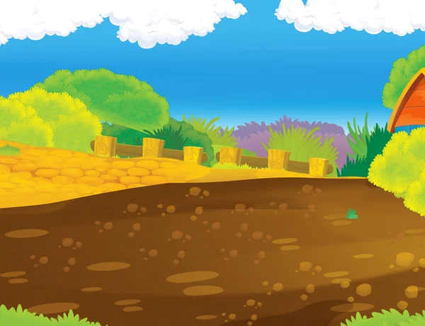 Field background cartoon Stock Photos, Royalty Free Field background ...