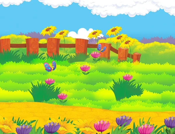 Field background cartoon Stock Photos, Royalty Free Field background ...