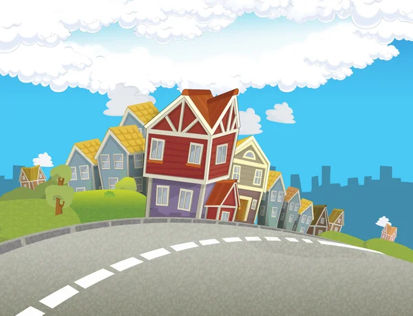 Kreslené domy stock fotografie, royalty free Kreslené domy obrázky ...