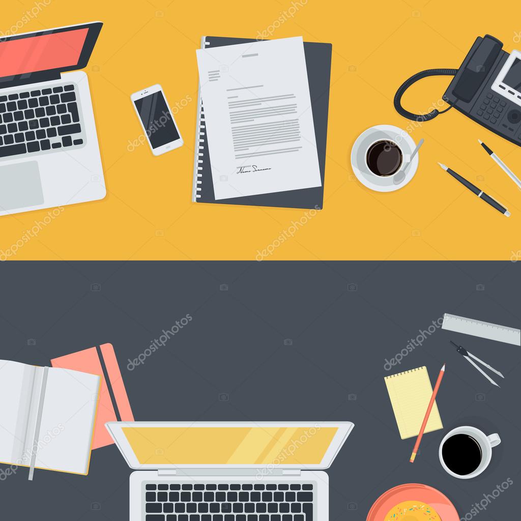 Conjunto de conceptos de ilustración de diseño plano para la educación ... Conjunto de conceptos de ilustración de diseño plano para la educación ...