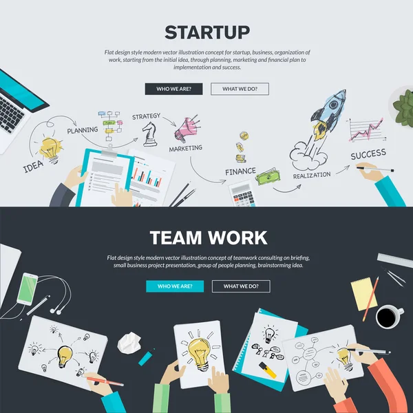 Flat design illustration concepts for business, finance, consulting ...