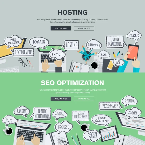 100,000 Web hosting banner Vector Images | Depositphotos