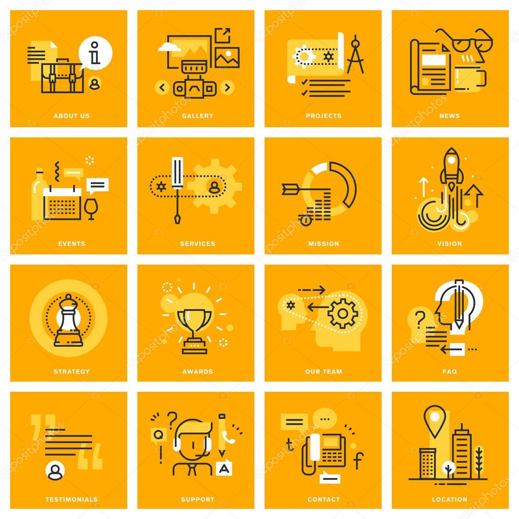 Web Design Services Icons