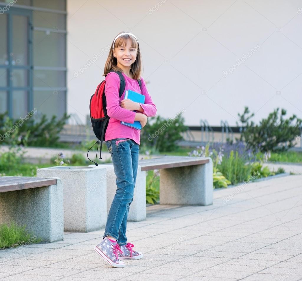 Girl back to school Stock Photo by ©VaLiza 116310632