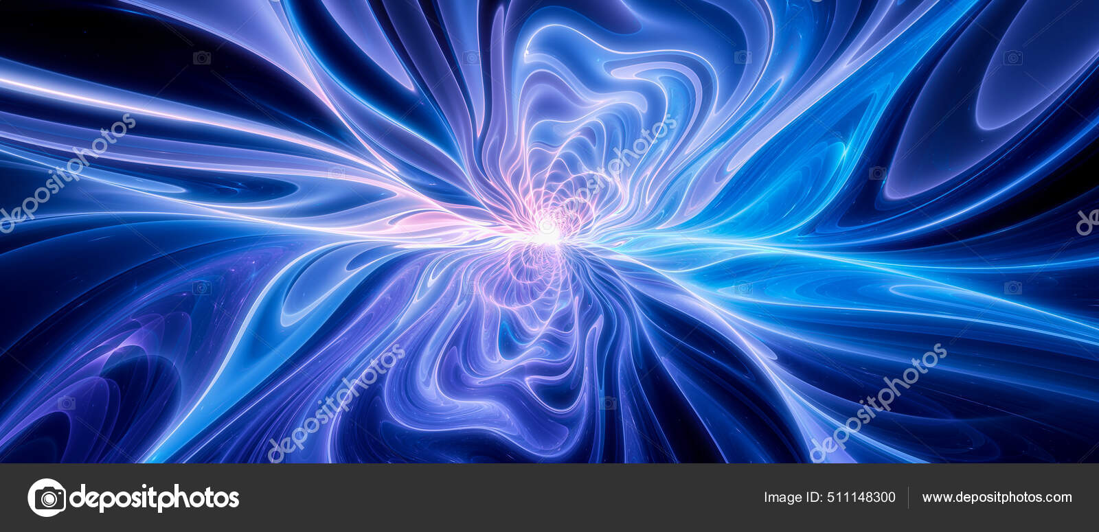 Colorful Glowing Multidimensional Grid Spacetime Computer Generated Abstract Background ...