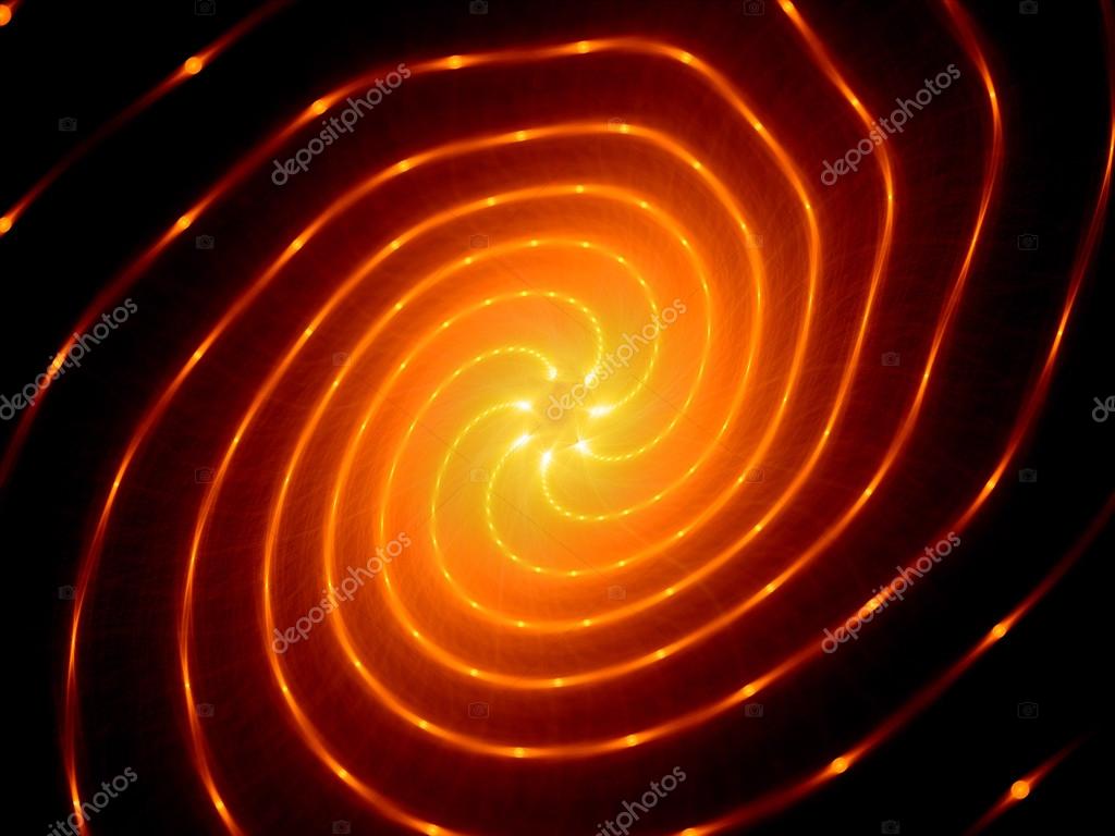 Glowing fiery spiral technology Stock Photo by ©sakkmesterke 68226173