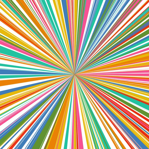 Rainbow color stripes line art sun rays burst background Stock Vector ...
