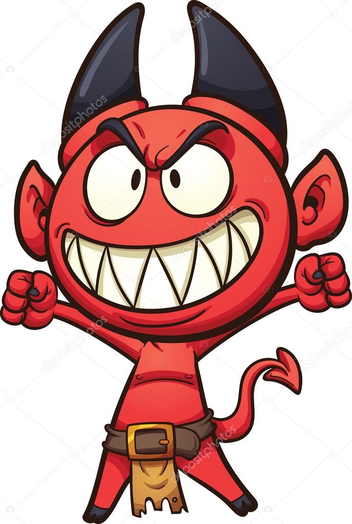 Little cartoon devil Stock Illustration by ©memoangeles #117452508