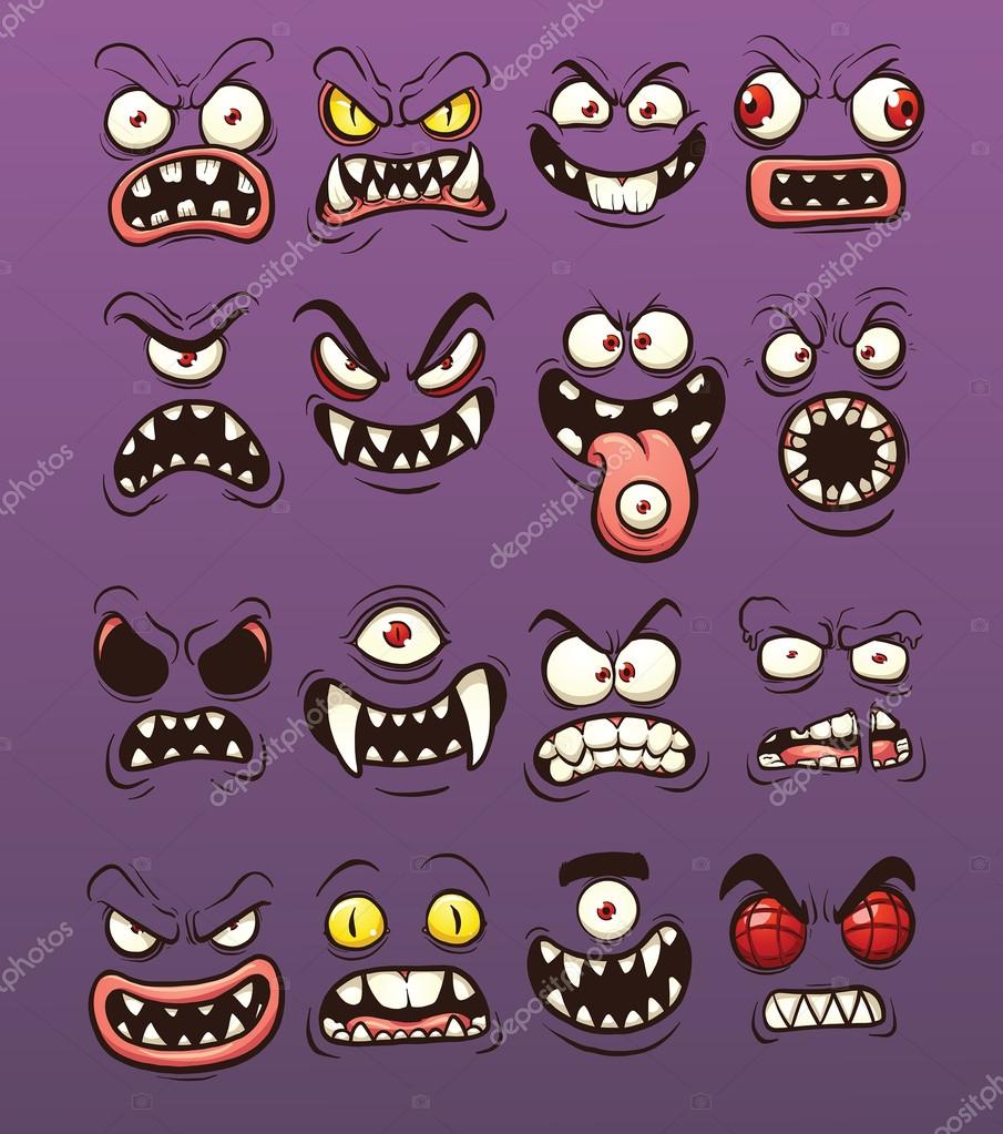 Monster Face Clip Art Feed The Monster Halloween ClipArt