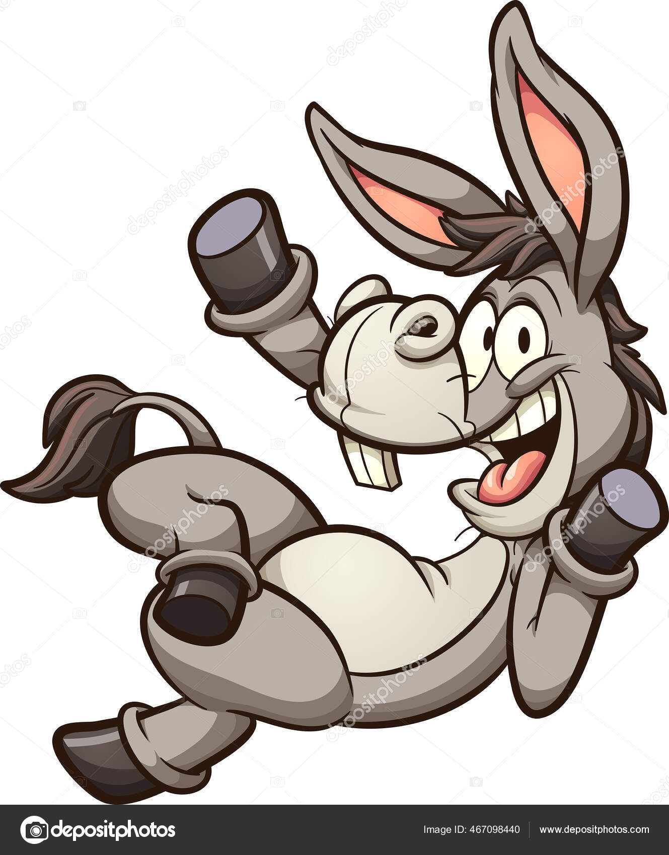 Mula Dibujo Cute Mule Manger Character Stock Vector. Illustration Of