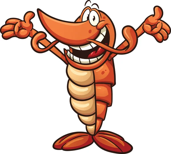 Angry Shrimp Cartoon