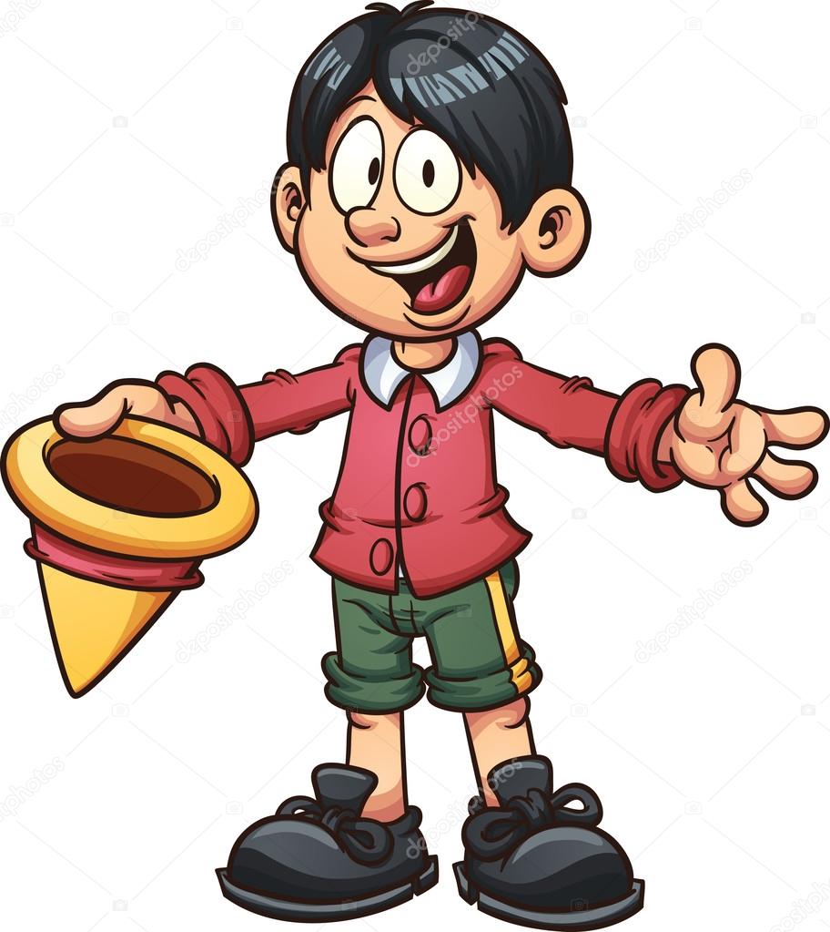 Real boy Stock Vector by ©memoangeles 62897199