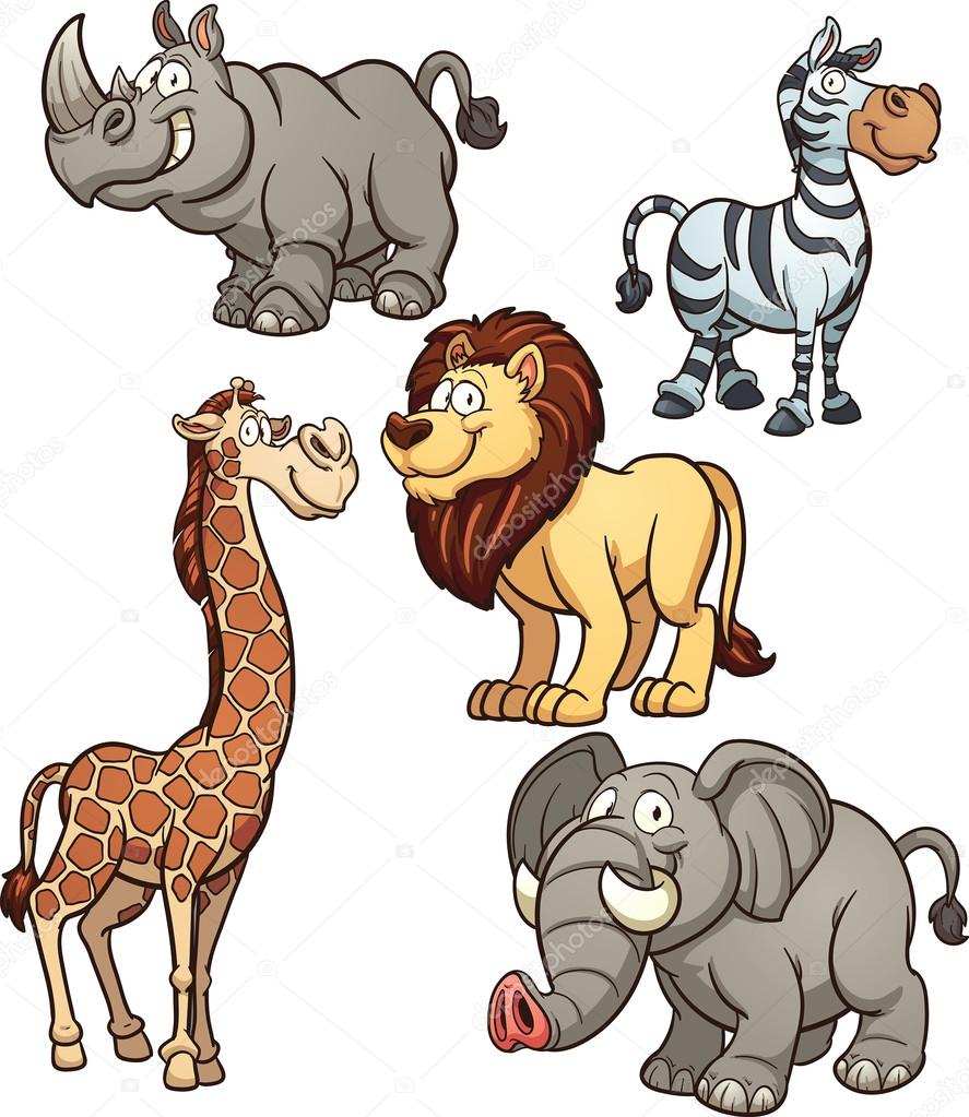 African Animals Clip Art