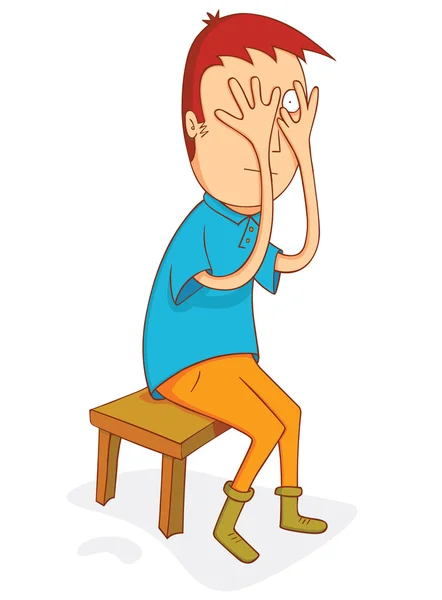 Timid Person Cartoon