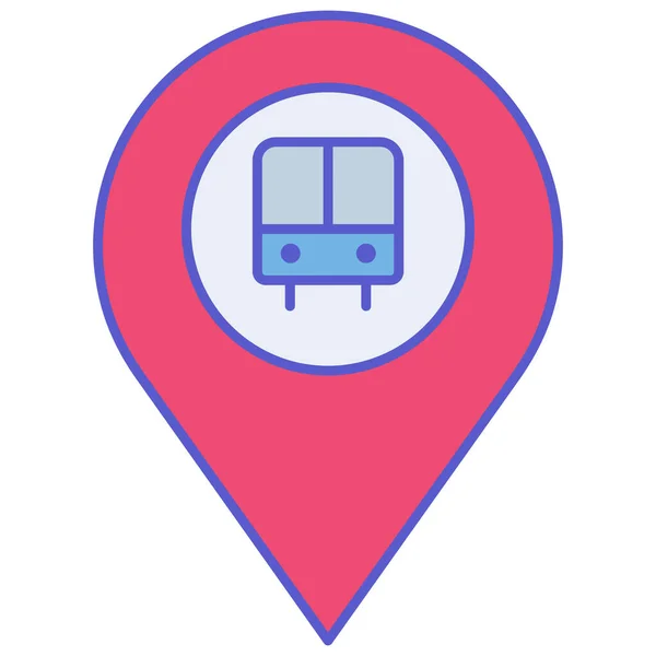 Mapa buses imágenes de stock de arte vectorial | Depositphotos