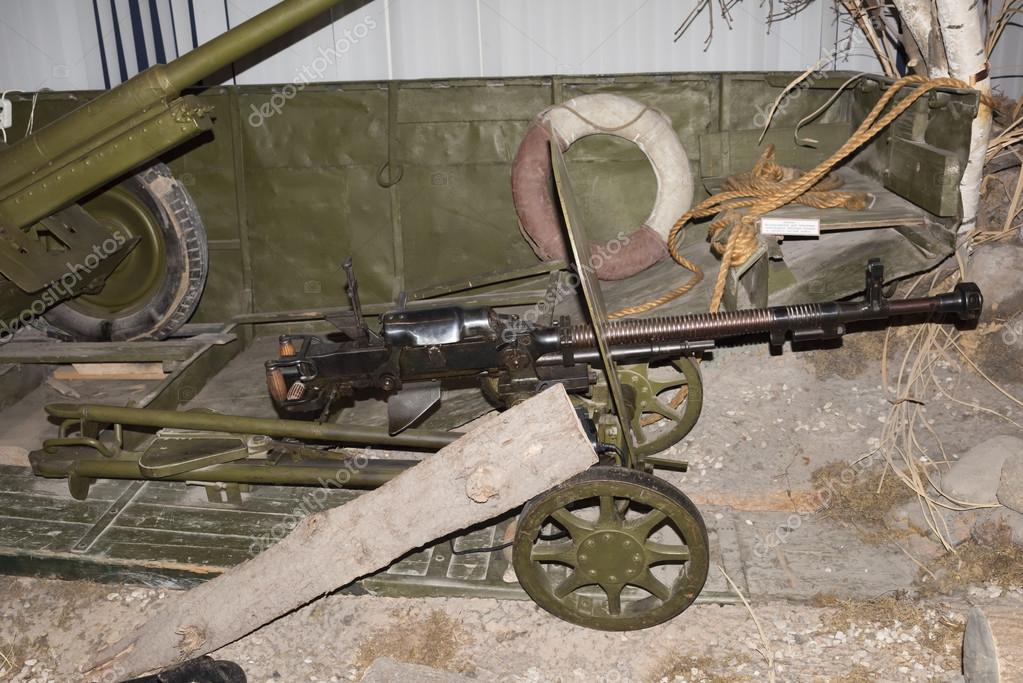 12.7 mm large-caliber machine gun Degtyarev-Shpagin system model ...