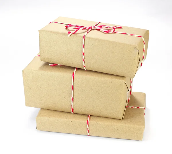 Group of parcels with label Stock Photo by ©david_franklin 67924117